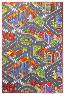 B-Line Vícebarevný kusový koberec Big City 100x165 cm