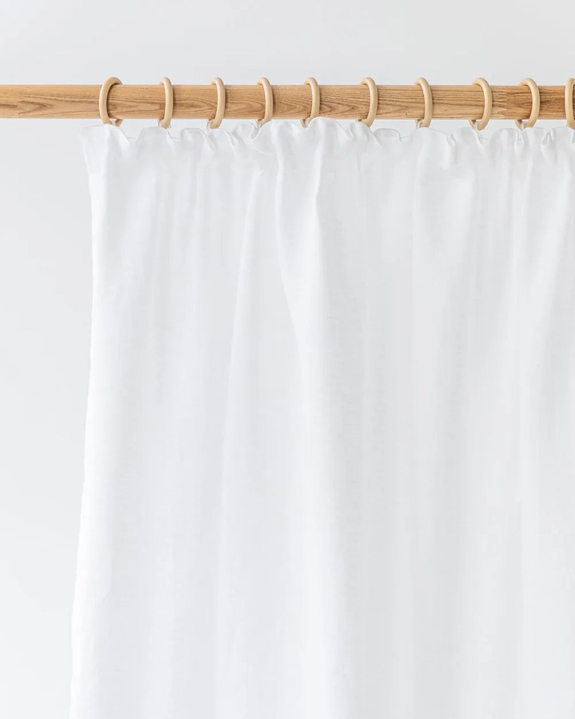 Magic Linen Lněný závěs v bílé barvě 135x275cm