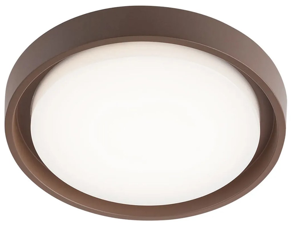 Redo 9182 stropní LED svítidlo Bezel tmavě hnědé, 25W, 3000K, ø27cm