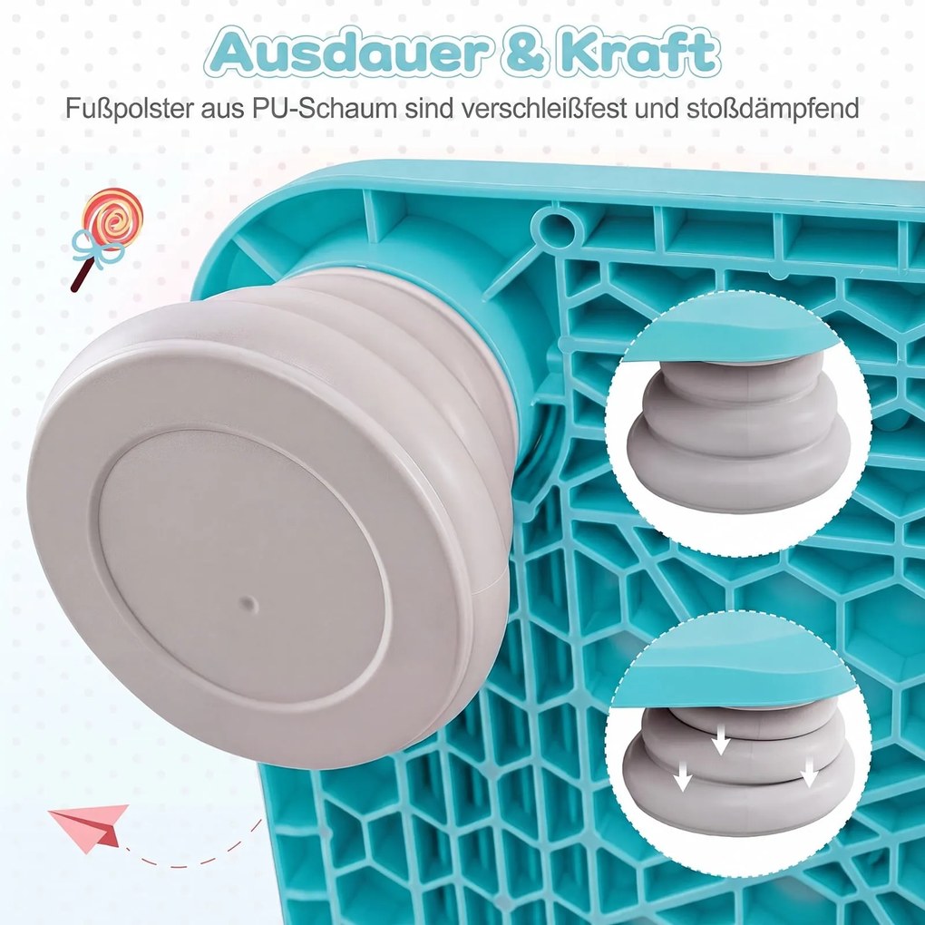 Costway Mini trampolína pro děti 65 cm velký trampolína odrazový můstek