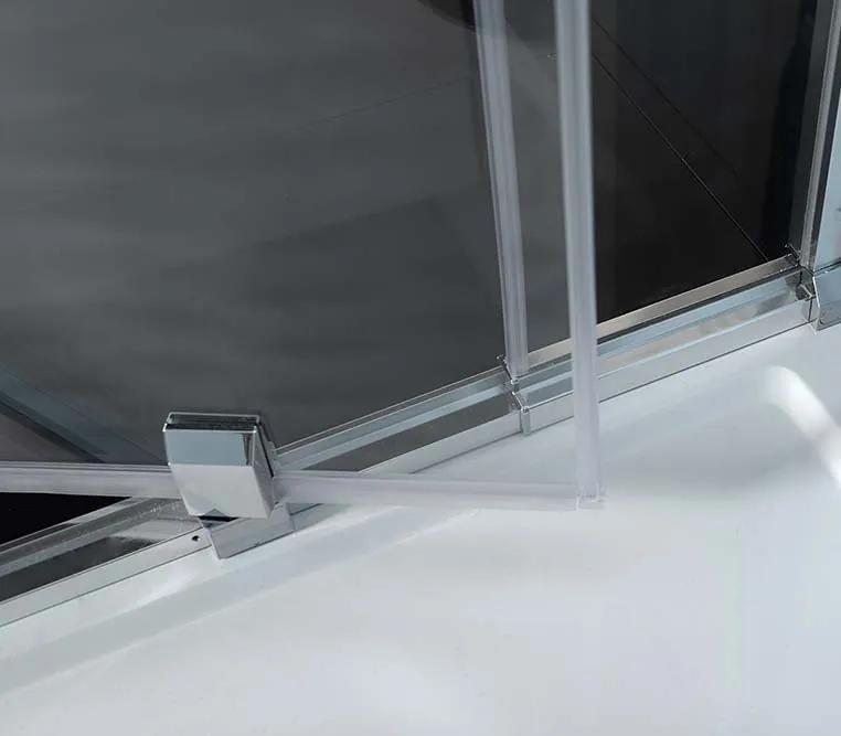 Polysan EASY třístěnný sprchový kout 900-1000x1000mm, pivot dveře, L/P varianta, čiré sklo EL1715EL3415EL3415
