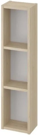 Cersanit Moduo, vysoká otevřená závěsná skříňka modulární 80x20x14 cm, dub, K116-023