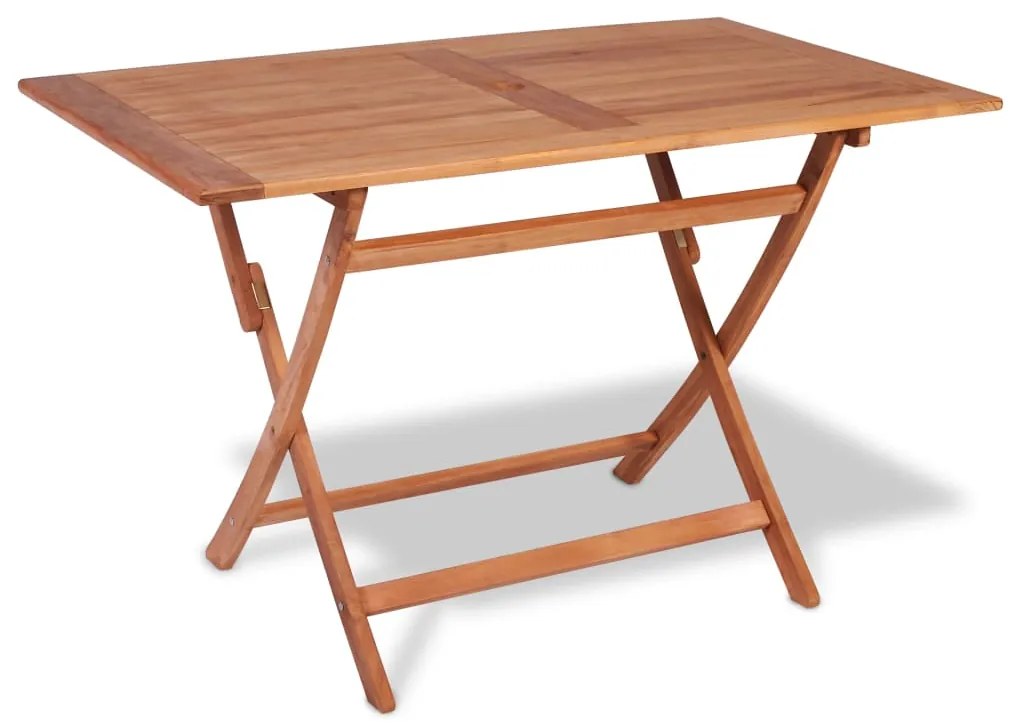 Skládací zahradní jídelní stůl -  teakové dřevo | 120x70x75 cm