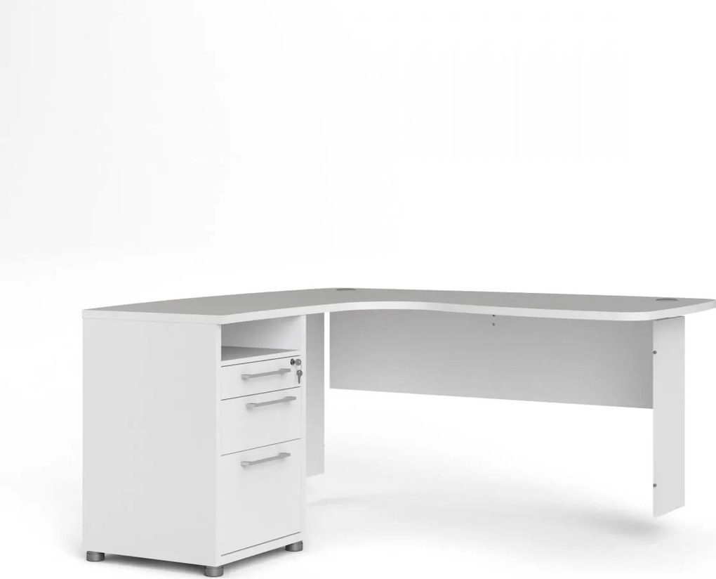 FALCO Psací stůl Office 80400/44 bílá/bílá