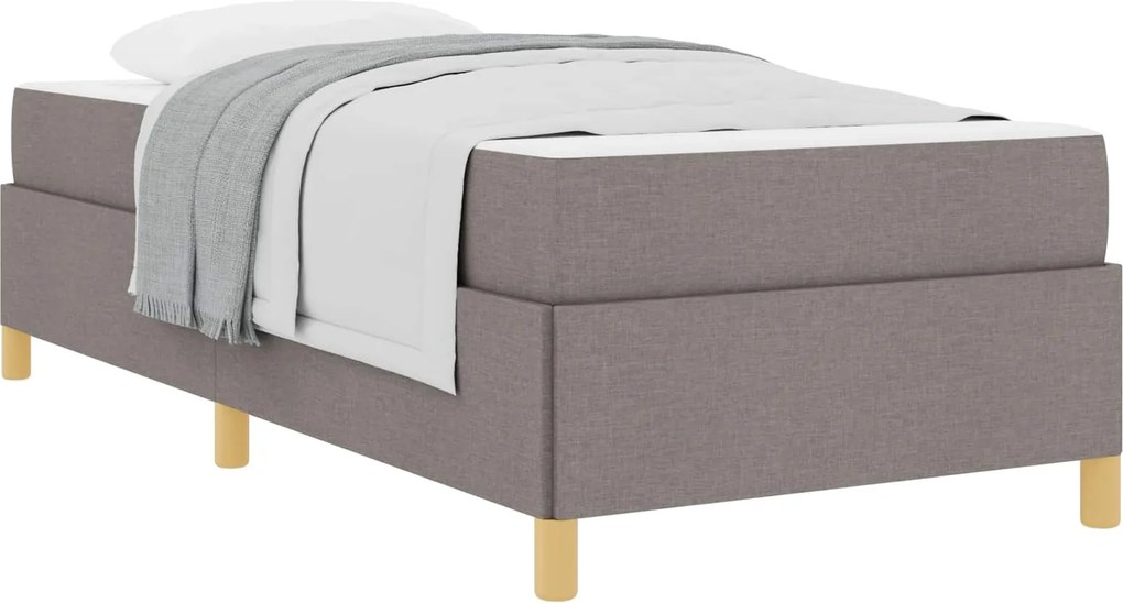 Rám postele Taupe 90 x 200 cm textil 3398910