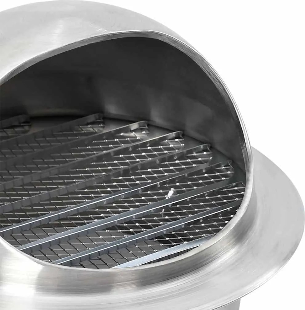vidaXL Kryty vzduchových ventilátorů 2 ks Stříbrná 200 mm [42019382]
