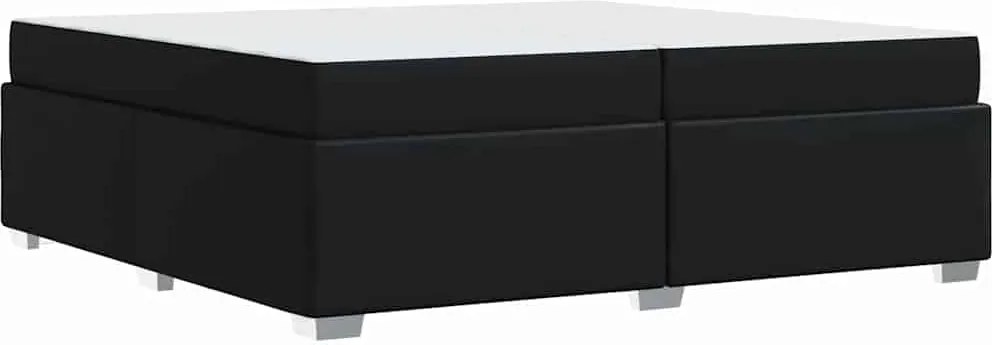 Rám postele Černá 200 x 200 cm PVC 3399250