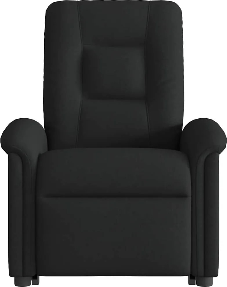 Zvedací polohovací křeslo černé textil 3303256