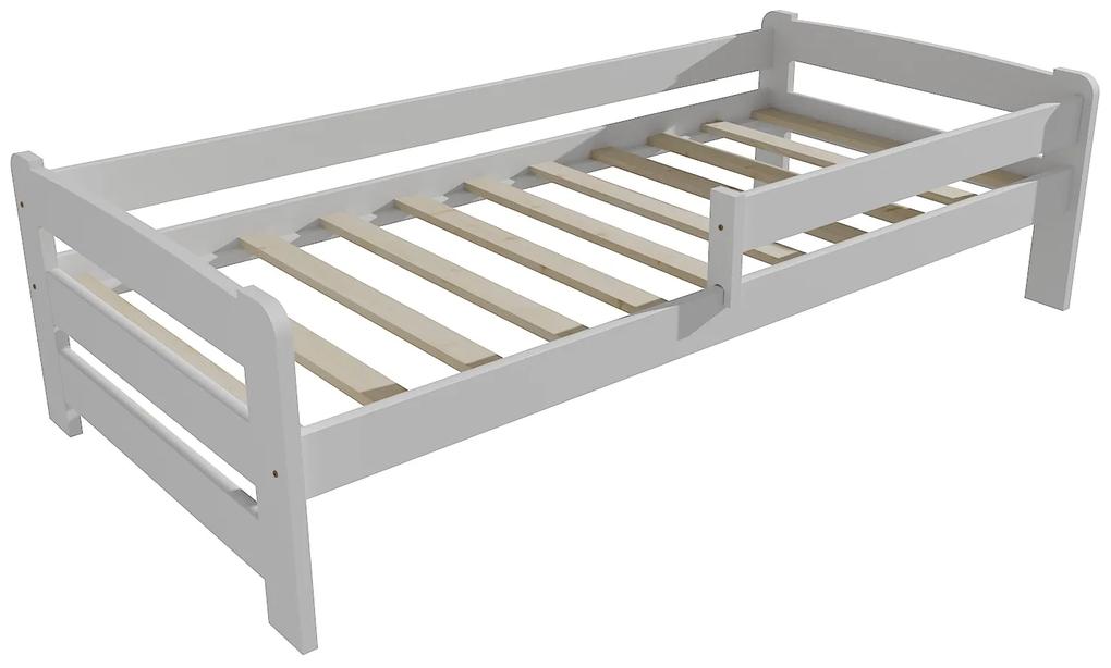 Vomaks Dětská postel se zábranou VMK009D KIDS Rozměr: 80 x 160 cm, Barva: barva šedá