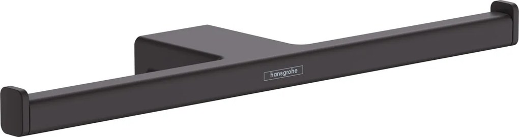 Hansgrohe AddStoris, držák na toaletní papír dvojitý, černá matná, HAN-41748670