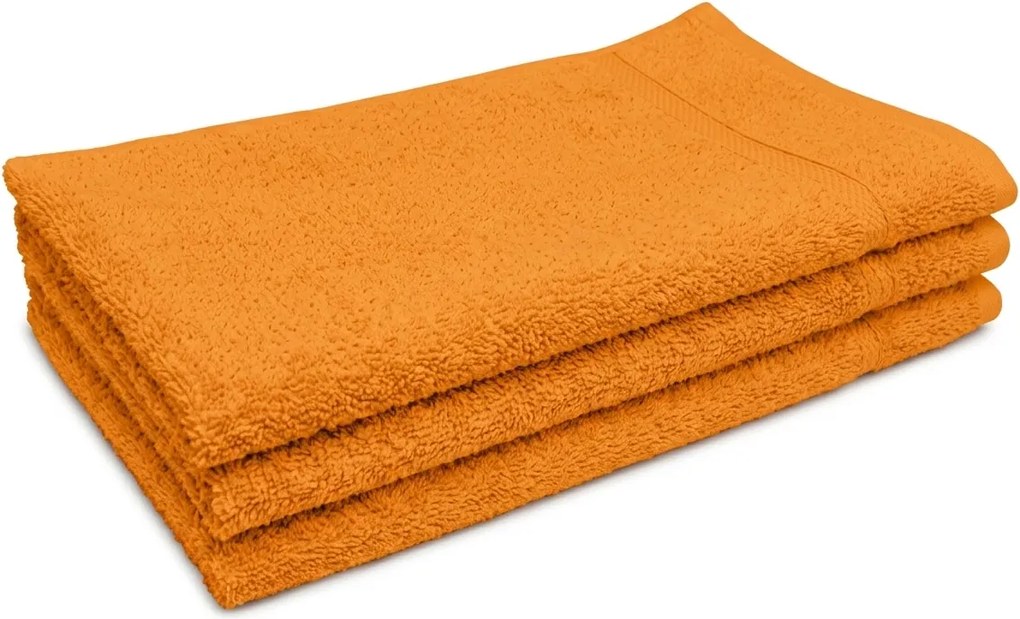 Ručník Classic malý oranžový 30x50 cm, 100% bavlna