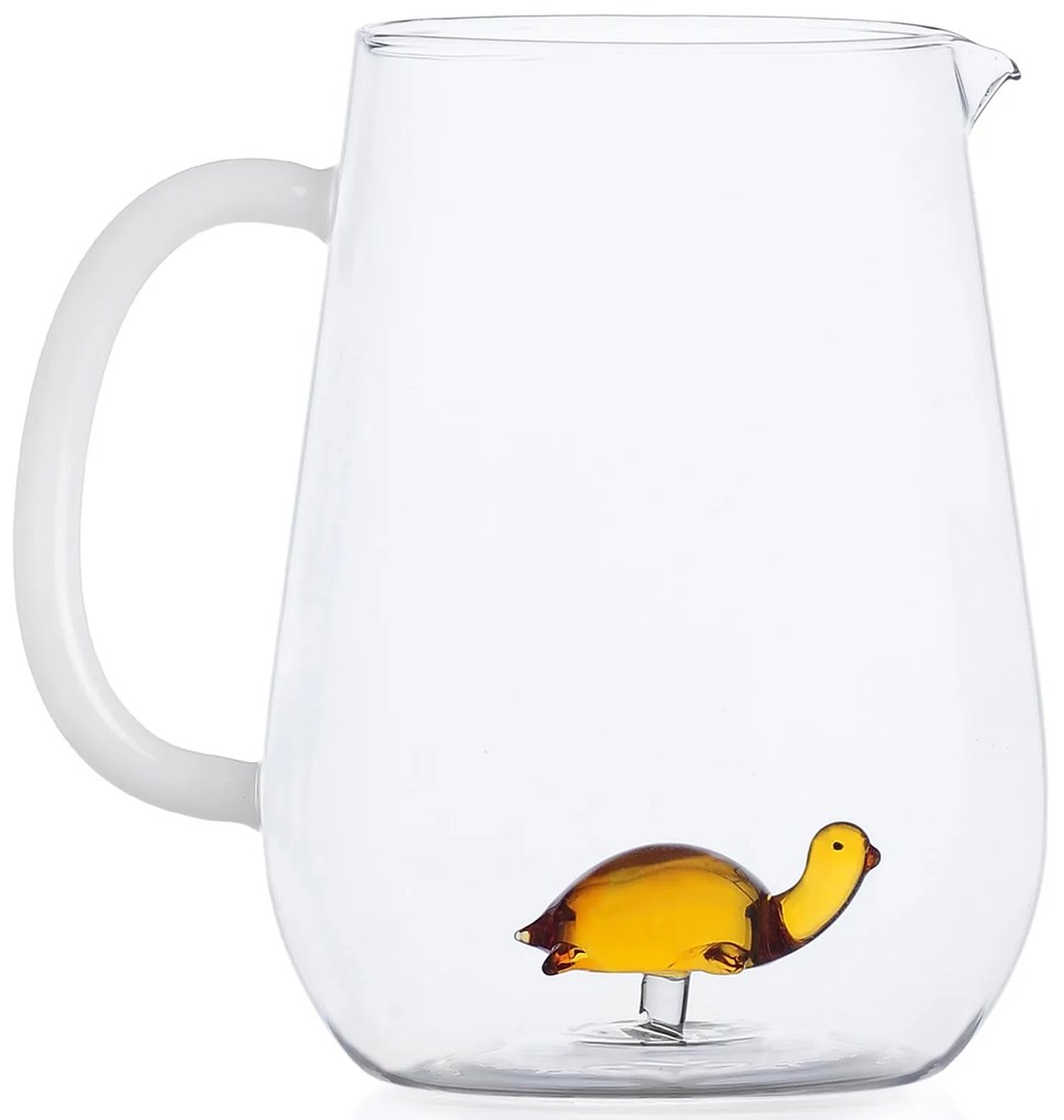 Ichendorf Milano designové džbány Animal Farm Yellow Turtle Jug