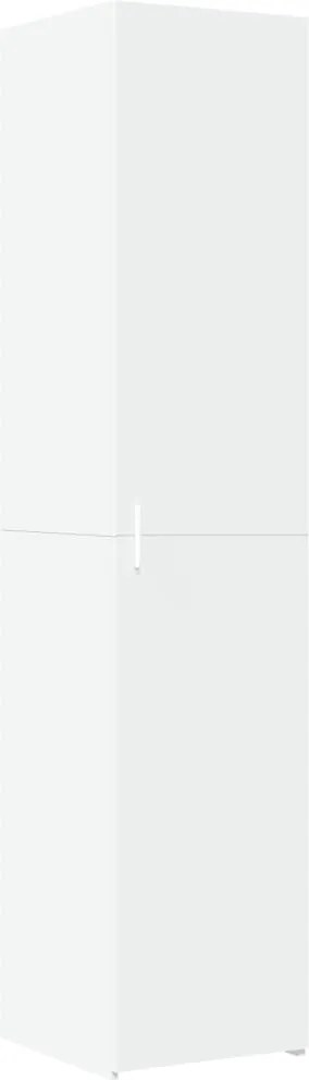 Skříň highboard bílá 40 x 42,5 x 185 cm kompozitní dřevo 3281399