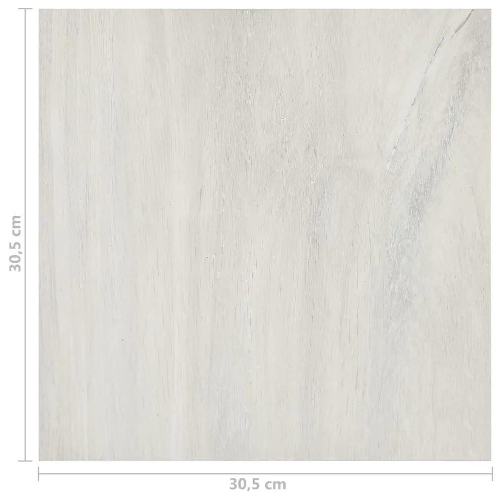 Samolepicí podlahové desky 55 ks PVC 5,11 m² krémové,  324656
