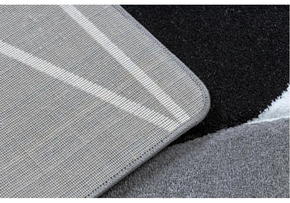Dětský kusový koberec Mýval šedý 80x150cm