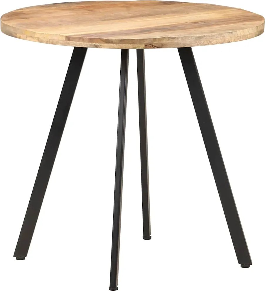 Jídelní stůl 80 cm hrubé mangovníkové dřevo 320483