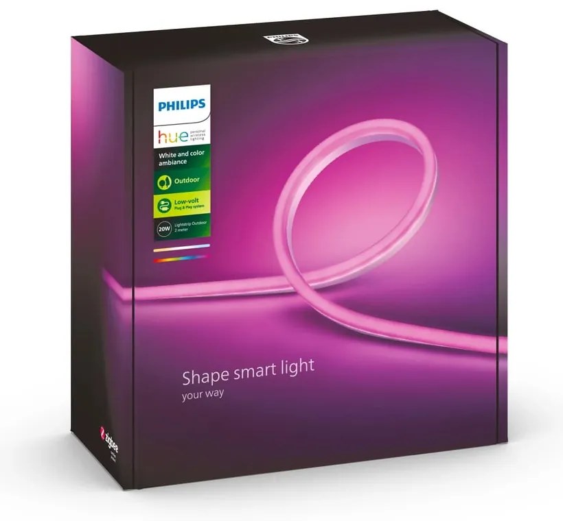 LED smart venkovní řetěz 19,5 W Lightstrip outdoor – Philips Hue