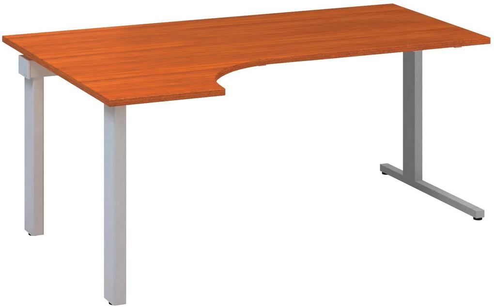 Interier Říčany Rohový kancelářský psací stůl CLASSIC C, levý, třešeň