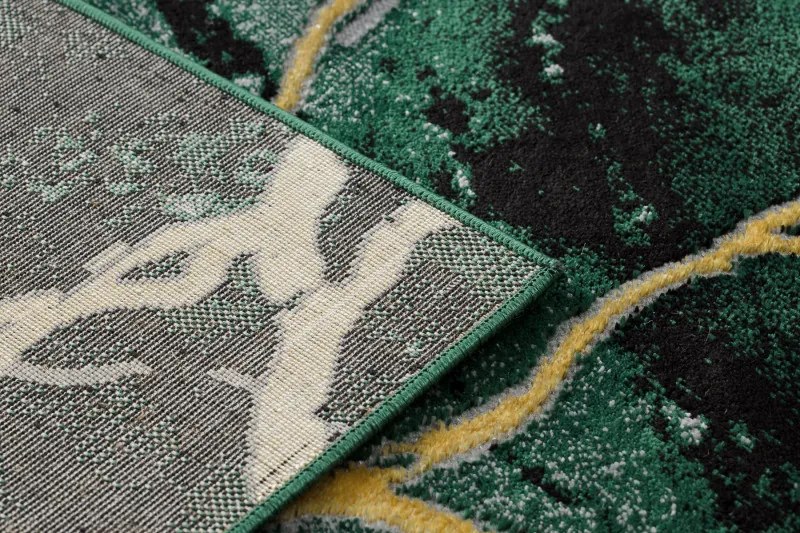 Dywany Łuszczów, Kusový koberec Emerald 1018 green and gold, 80x150, zelená, kancelář