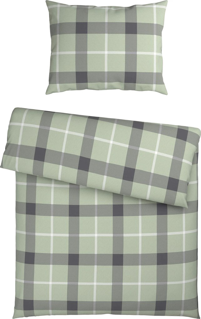 XXXLutz POVLEČENÍ, flanel, světle šedá, 140/200 cm Esposa - Povlečení - 005397033205