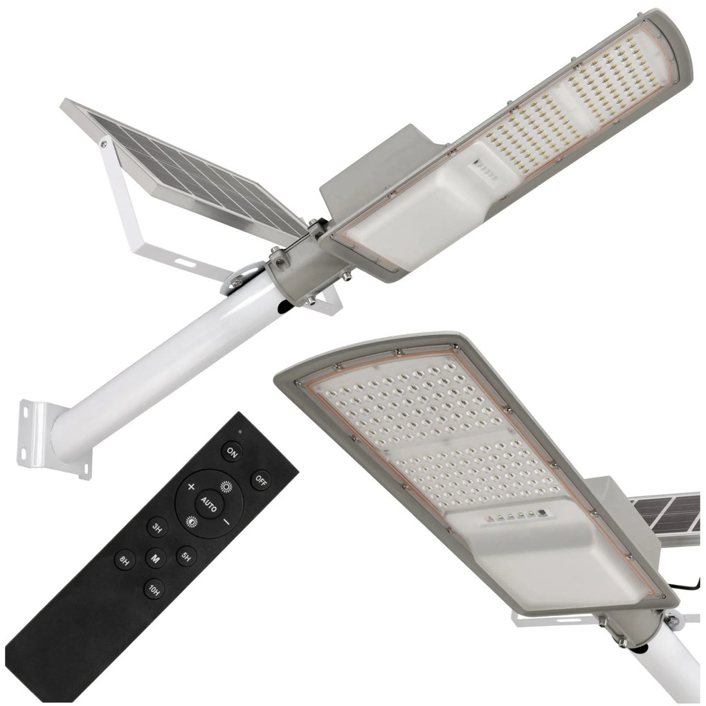 BERGE Solární pouliční lampa LED 120W MOMBASA