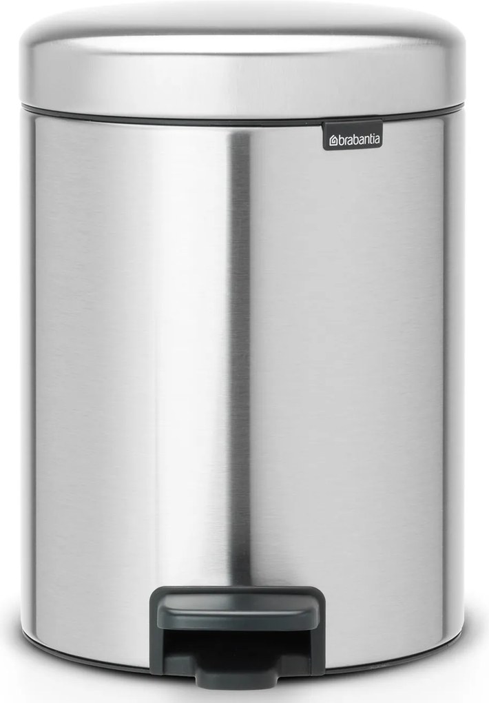 Brabantia Pedálový koš NewIcon 5L matná ocel otiskuvzdorná