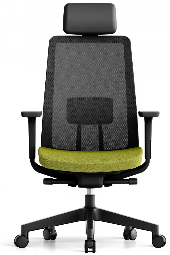 Office Pro Kancelářská ergonomická židle K10 — více barev Šedá