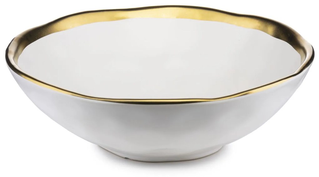Keramická sada talířů Lissa White Gold 8ks