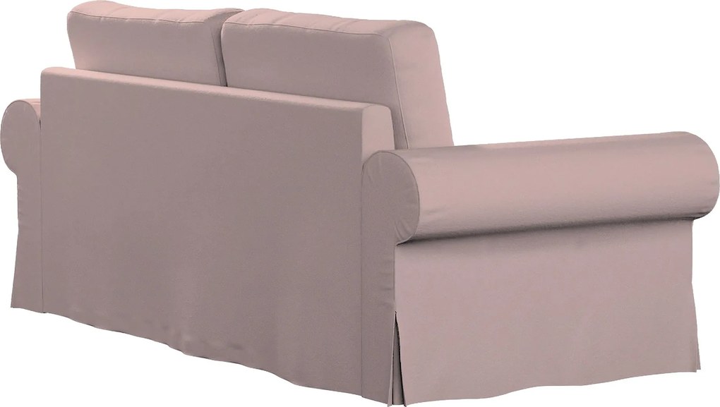 Potah na pohovku IKEA Backabro,  3-místná, rozkládací barva růžová látka pletený vzor