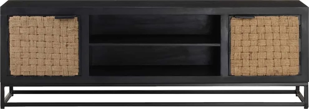 TV stolek 120 x 30 x 40 cm masivní mangovníkové dřevo 323496