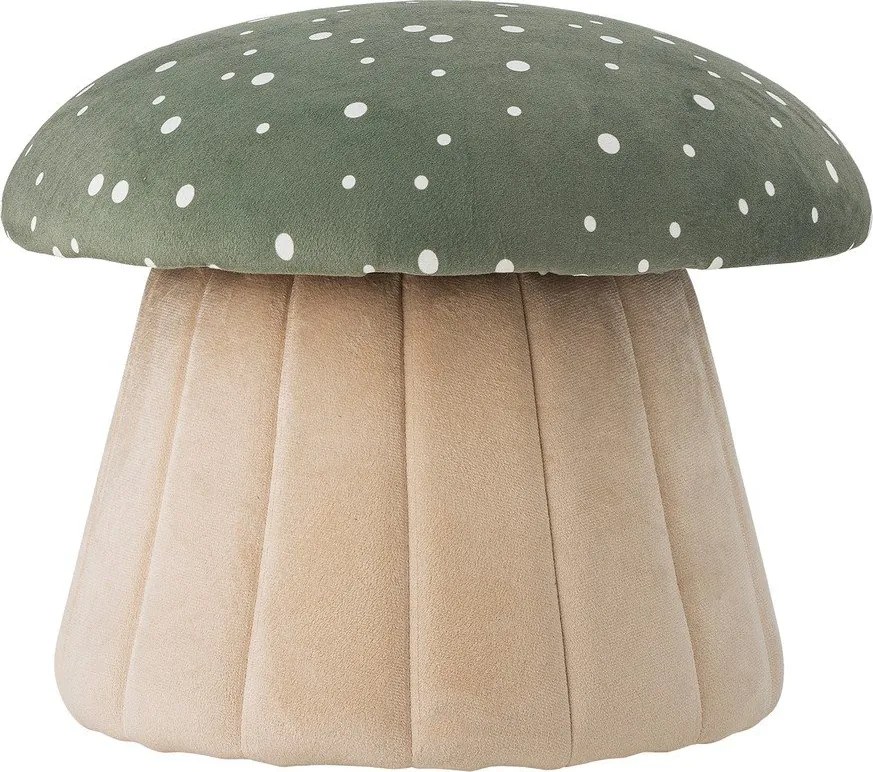 Zelený/béžový dětský puf Lue – Bloomingville Mini