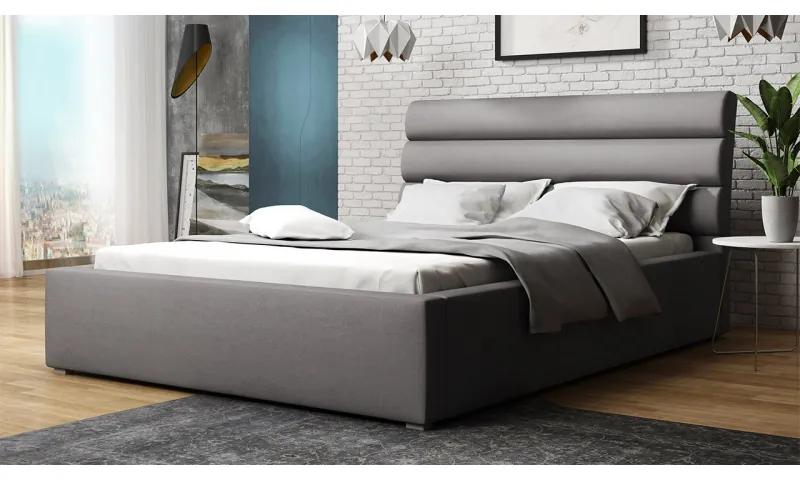 Čalouněná postel s rolovatelným roštem Exorim, Rozměr postele: 120x200, Potah: Victoria 14 867