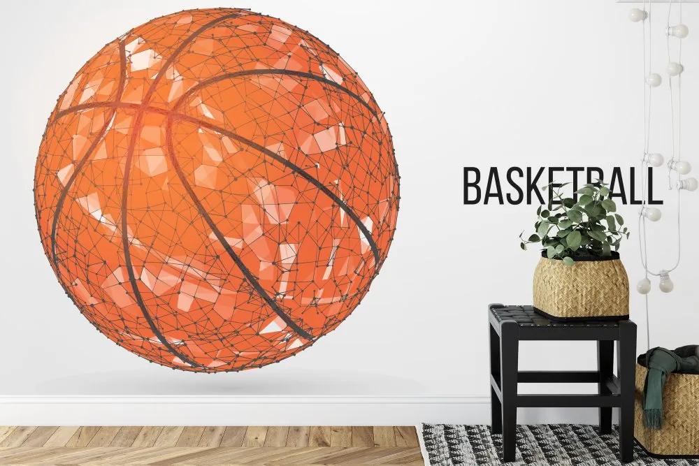 Fototapeta Geometrický Basketbalový Míč Omyvatelný vlies 254x184