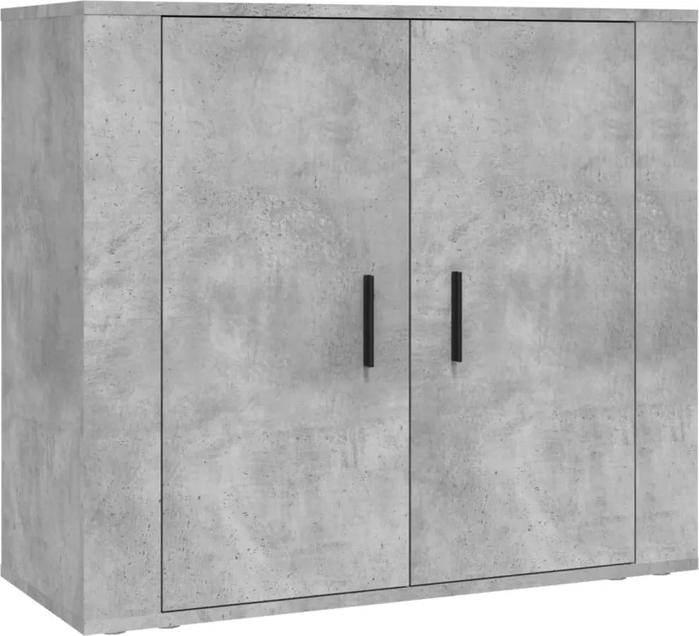 Skříň highboard betonově šedá kompozitní dřevo 3185363