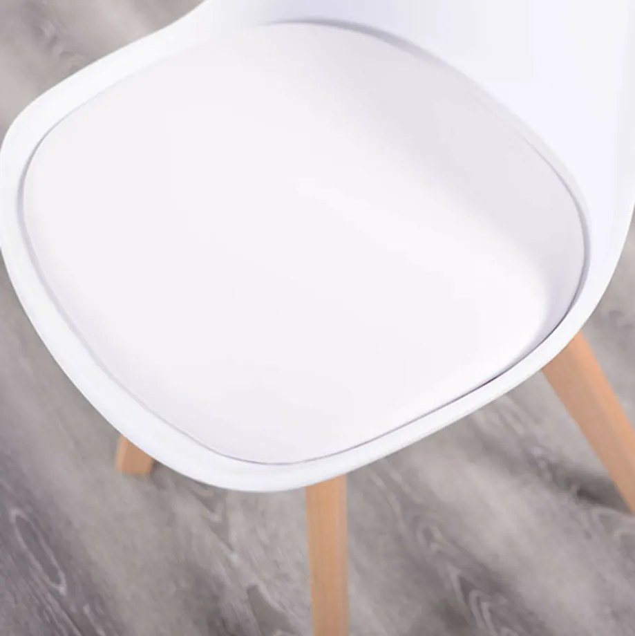Jídelní židle JULIE bílá - skandinávský styl