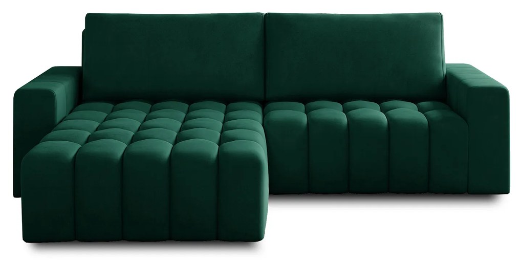 Eltap Rohová sedací souprava Bonett Materiál a barva potahu: Kronos 19 - tmavě zelená, Orientace: pravá
