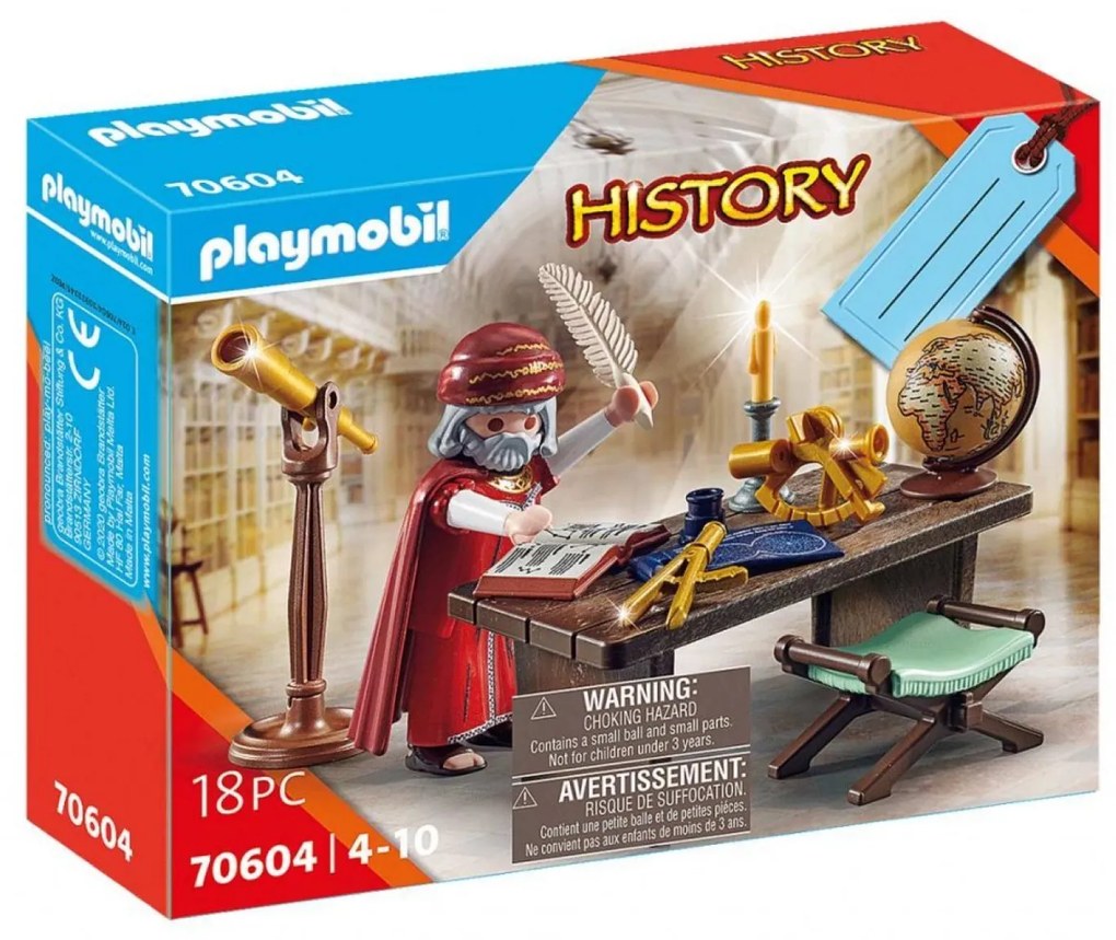 Playmobil history 70604 dárkový set astronom
