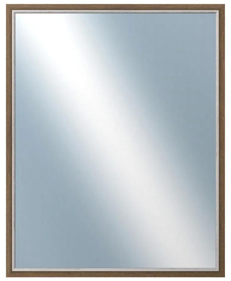 DANTIK - Zarámované zrcadlo - rozměr s rámem cca 80x100 cm z lišty TAIGA sv.hnědá (3106)