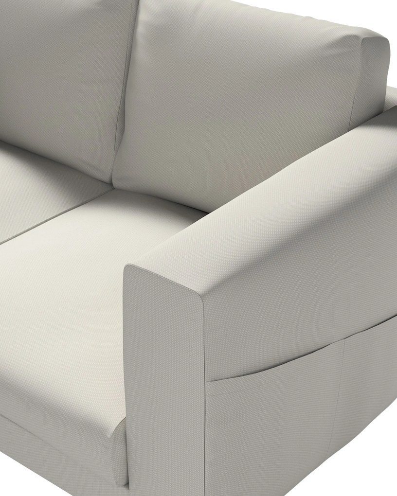 Potah na pohovku IKEA Norsborg 2-místná barva šedá látka pletený vzor
