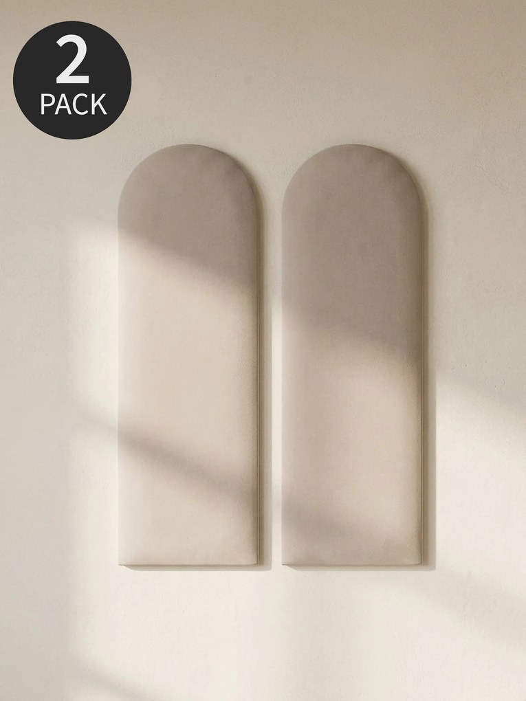Sinsay - Čalouněné stěnové panely 2 pack - béžová