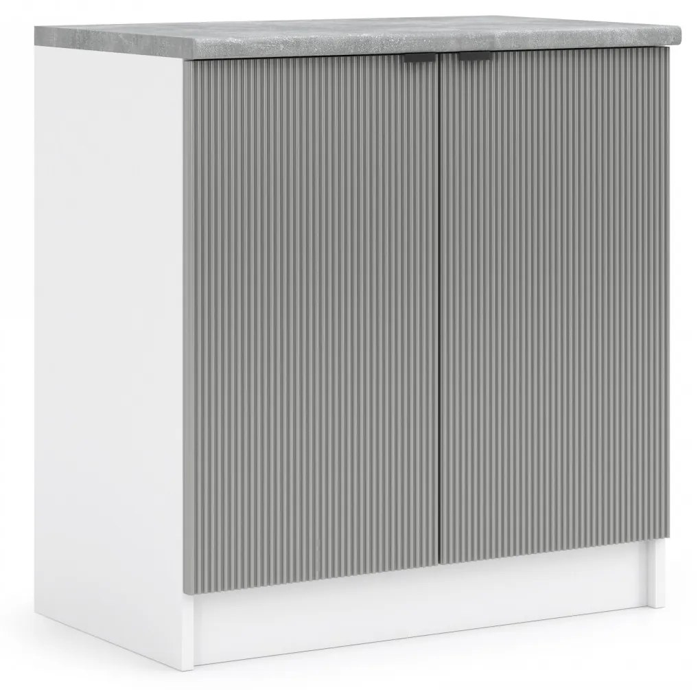 Kuchyňská skříňka spodní 80 cm - LAM D80 2D - Dvířka NELA