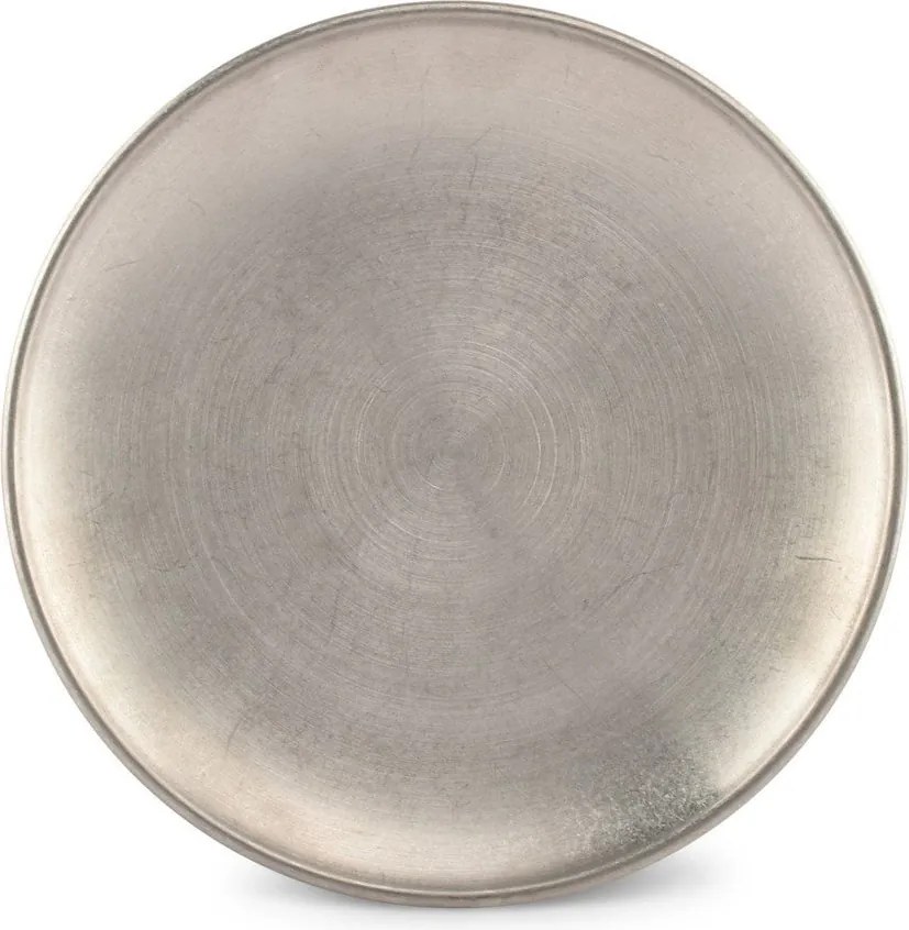 Dezertní kovový talíř ve stříbrné barvě ø 17 cm Serve – BonBistro