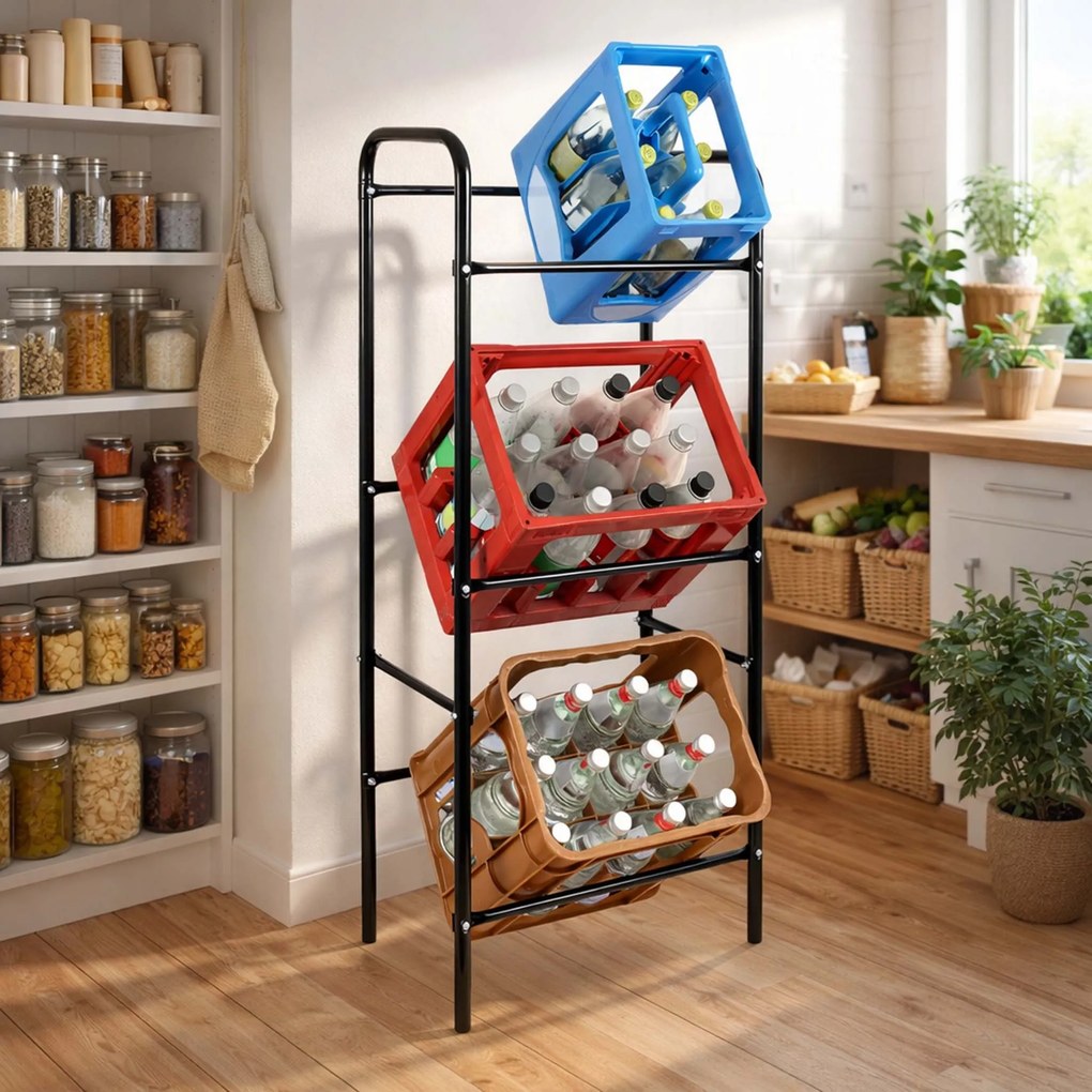 Dílenský regál Wiltec – 50 × 33 × 116 cm, 20 kg (62909)