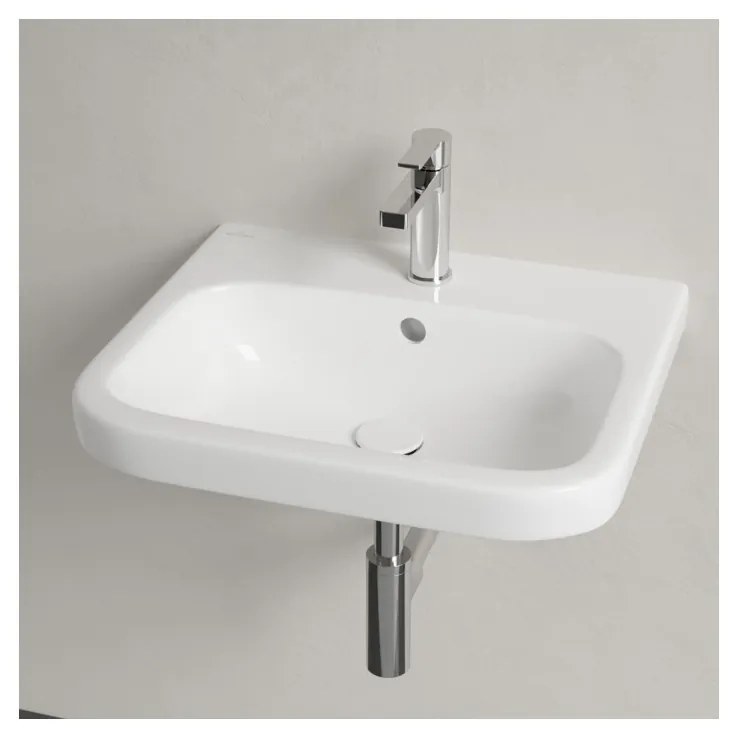 Villeroy & Boch ARCHITECTURA - Umyvadlo, 550x470x180 mm, bez přepadu, bílá alpin CeramicPlus 418856R1