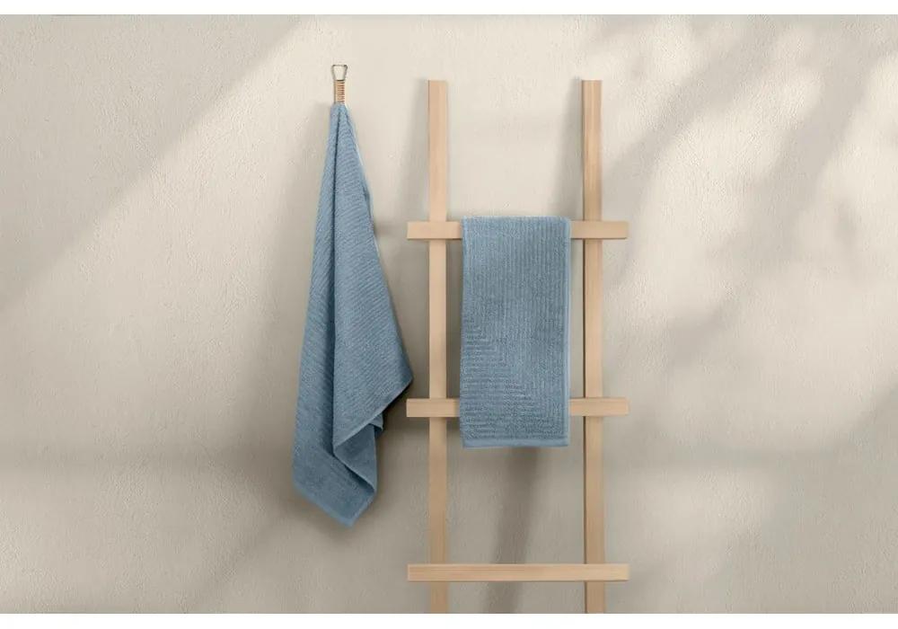 Modré bavlněné ručníky a osušky v sadě 2 ks - Foutastic