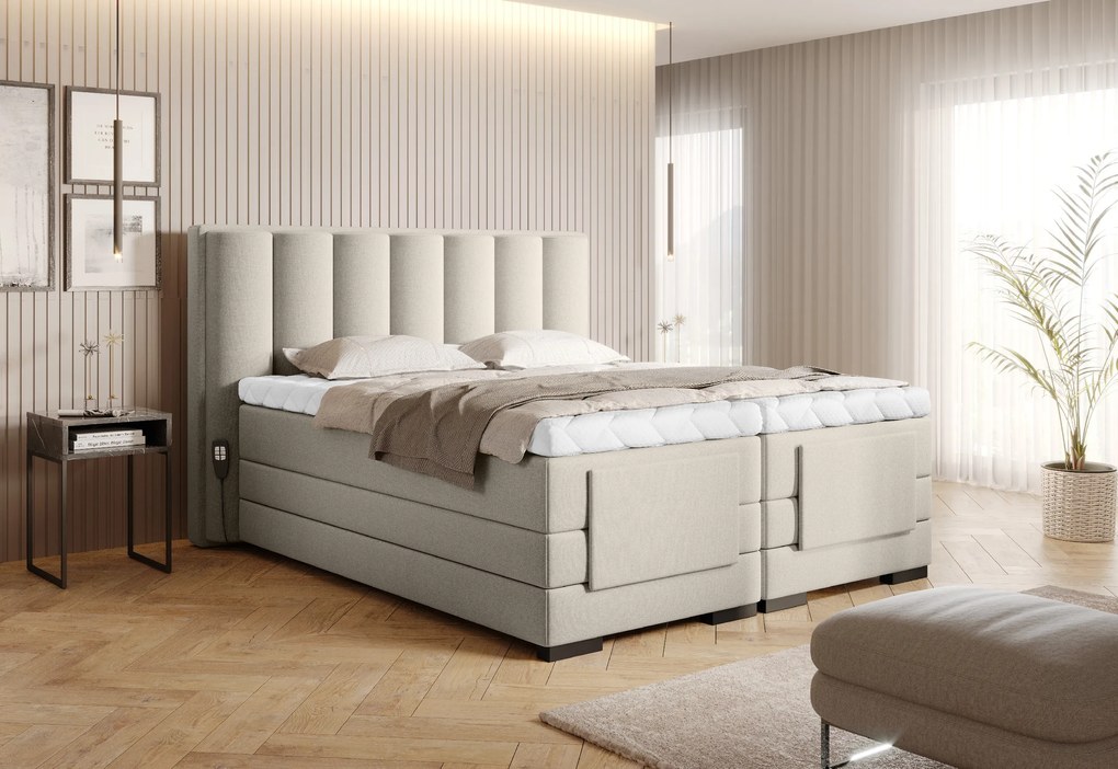 Veros boxspring postel 180x200 Materiál / Dekor: Lukso 40