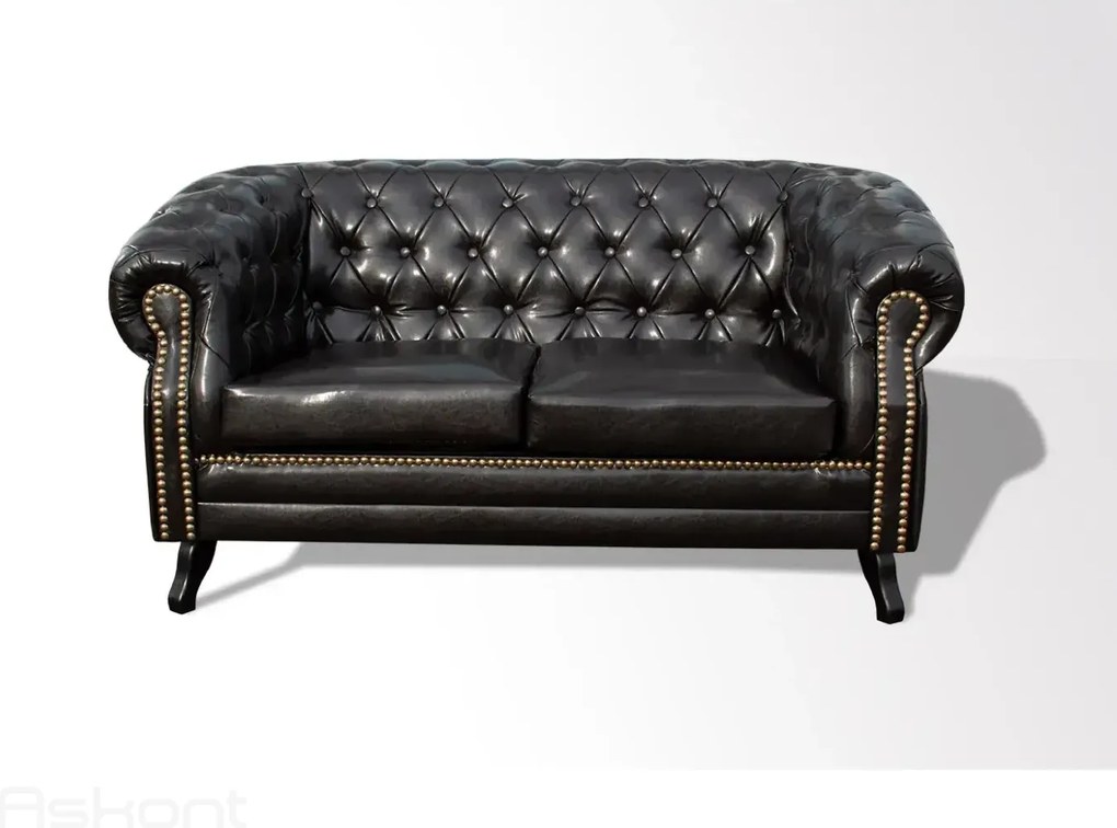 Askont Chesterfield Bristol: Pohovka 2M Antique Brown