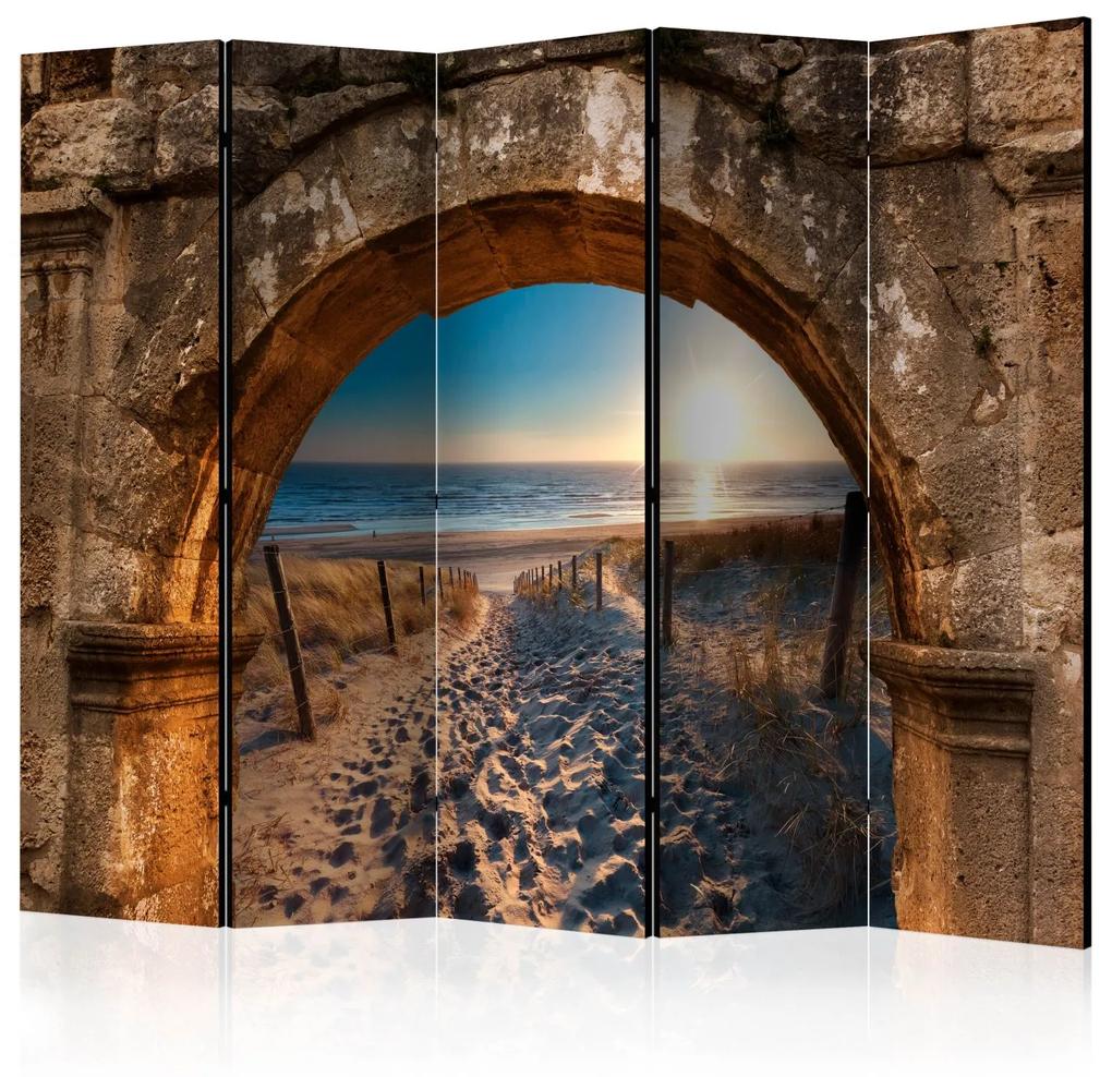 Paraván - Arch and Beach II [Room Dividers] 225x172