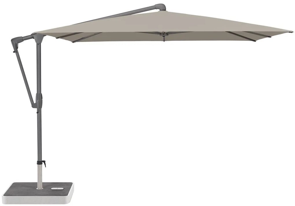 Slunečník boční GLATZ Sunwing CASA 270 x 270 cm šedá (157)