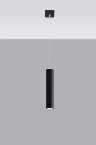 Lustr SOLLUX Lagos 1 GU10 1x40W bez zdroje SL.0327 černá
